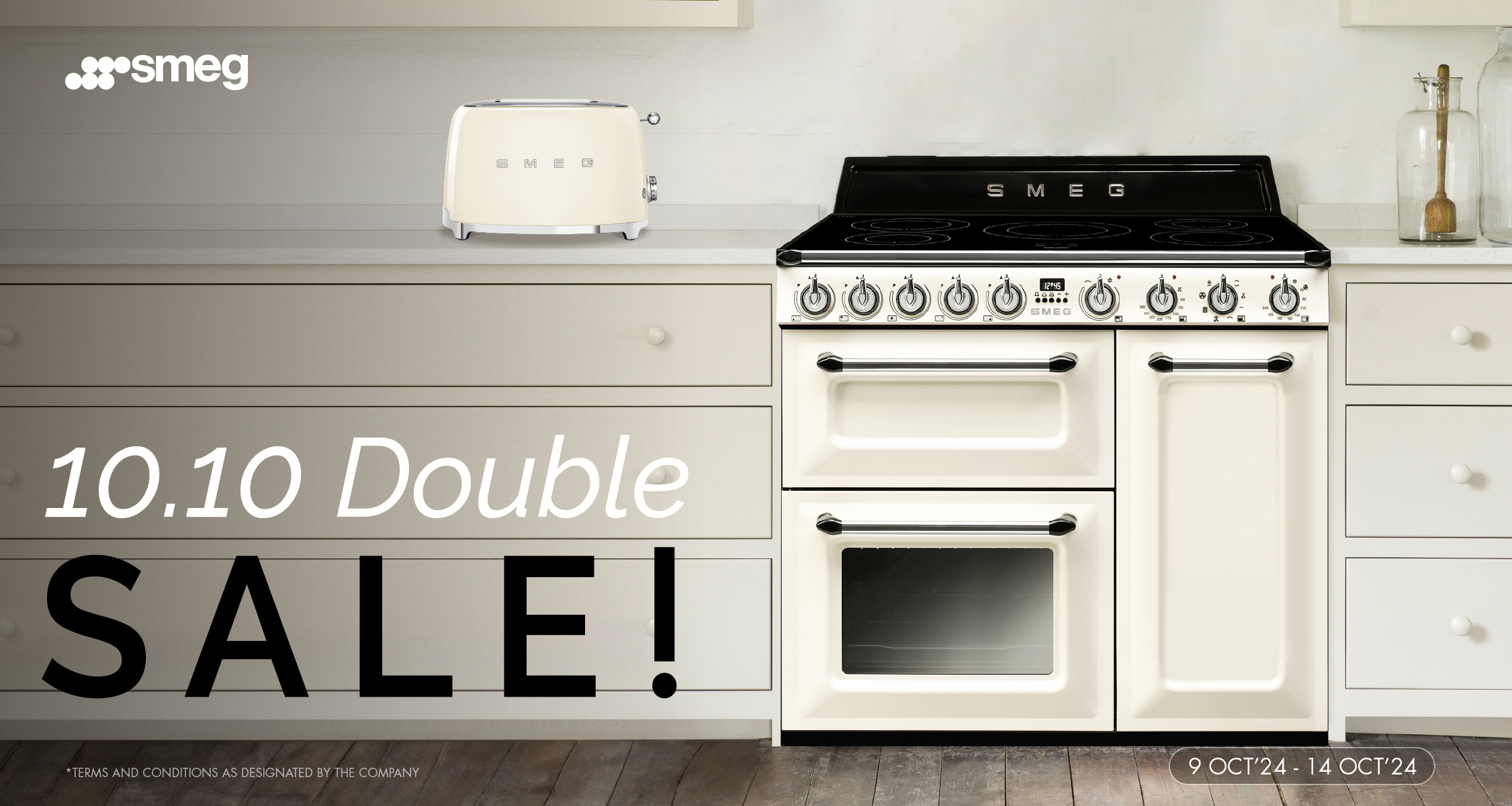 SMEG 10.10 Double Sale!