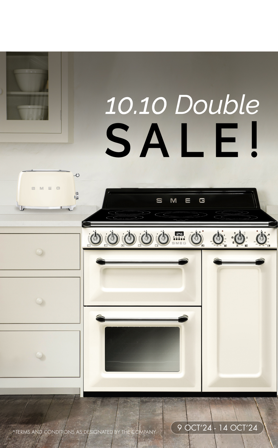 SMEG 10.10 Double Sale!